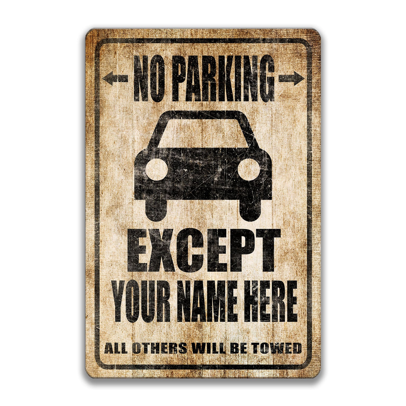 Personalized Parking Sign, No Parking Except Sign, Reserved Parking ...