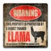 Llama Sign Funny Metal Signs Llama Gift Llama Accessories - Etsy
