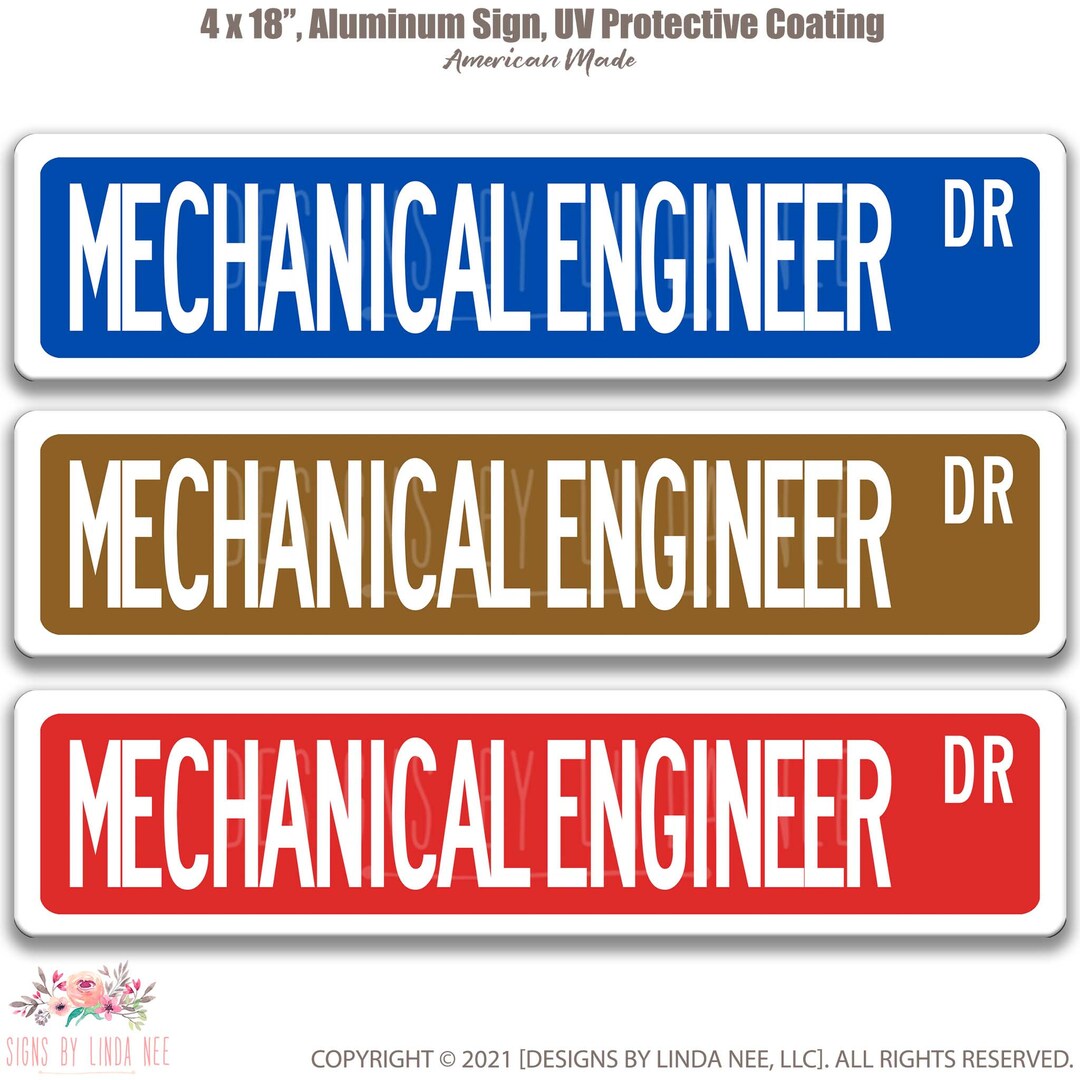 Mechanical Engineer Sign, Engineer Gift, Mechanical Engineer Gift ...