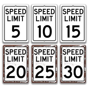 Speed Limit Sign, 55 Speed Limit Sign, Custom Speed Limit Street Sign ...