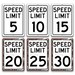 Speed Limit Sign, 55 Speed Limit Sign, Custom Speed Limit Street Sign ...