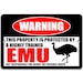 Emu Sign Funny Emu Gift Emu Decor Emu Lover Warning Sign - Etsy