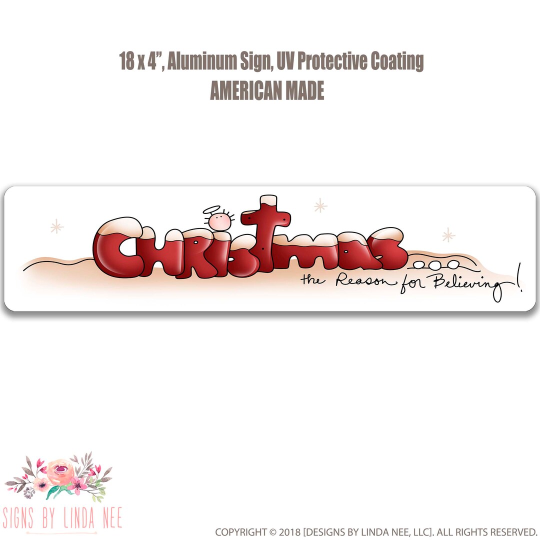 Christian Christmas Sign Christmas Decor Christian Home Decor Christmas ...