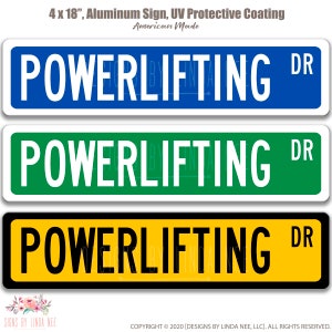 Powerlifting, Powerlifting Sign, Powerlifting Gift, Fitness Sign ...