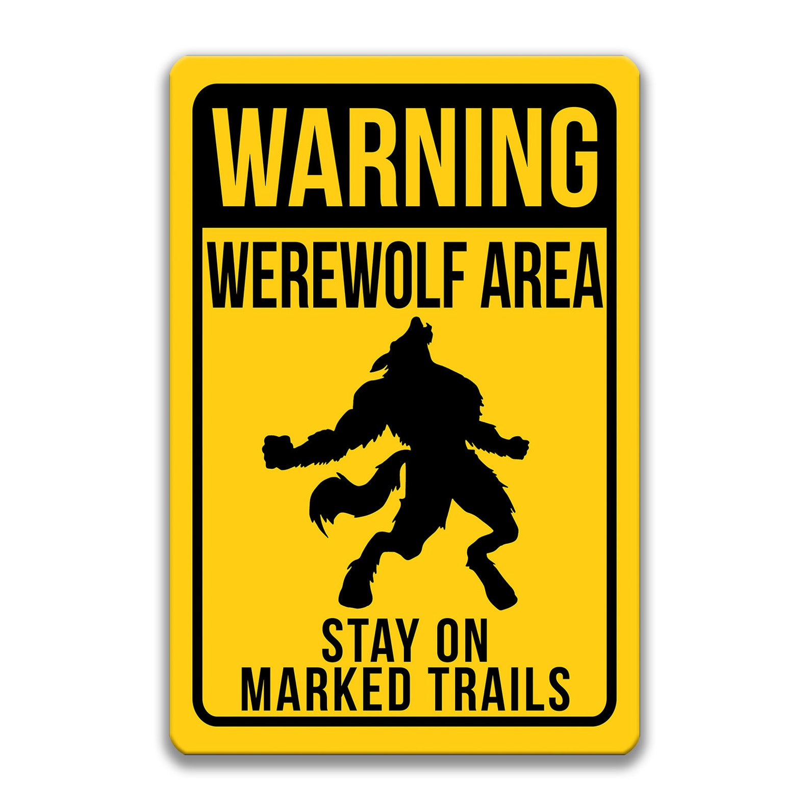 Werewolf Sign Howling Werewolf Gift Lycanthrope Urban - Etsy