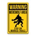 Werewolf Sign, Howling Werewolf Gift, Lycanthrope, Urban Legends ...