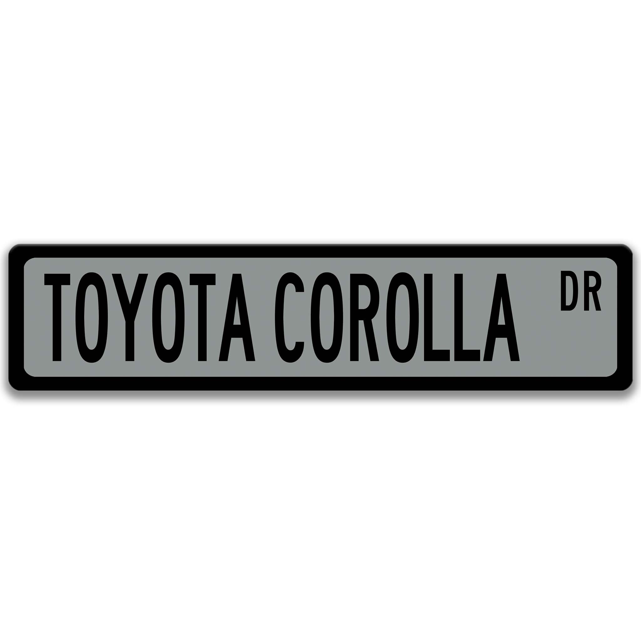 Toyota Corolla Street Sign Garage Sign Auto Accessories | Etsy