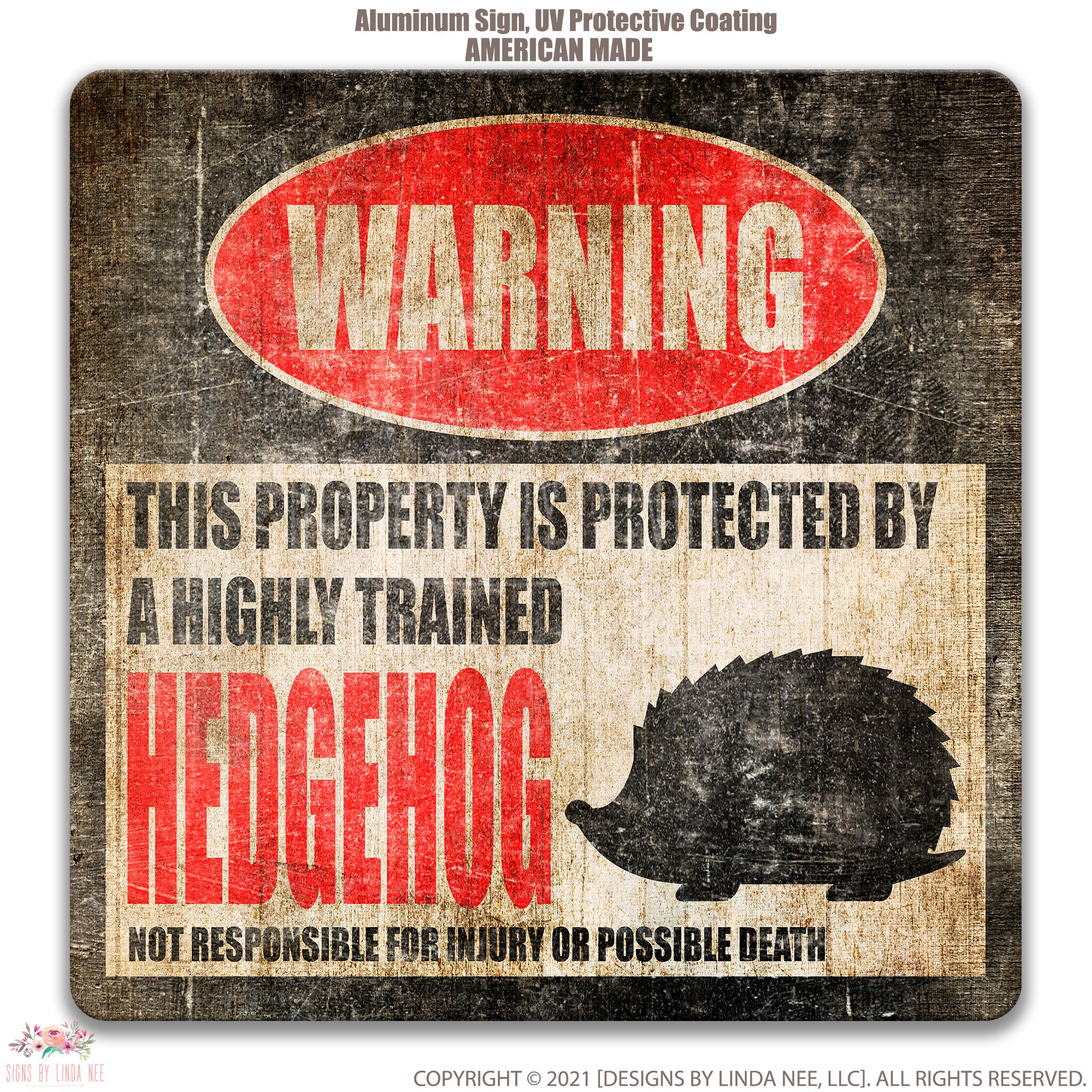 Hedgehog Sign Funny Hedgehog Sign Hedgehog Accessories | Etsy