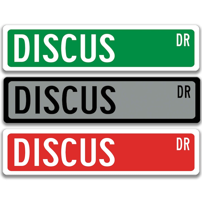 Discus Sign Track and Field Gift Track and Field Wall Decor - Etsy