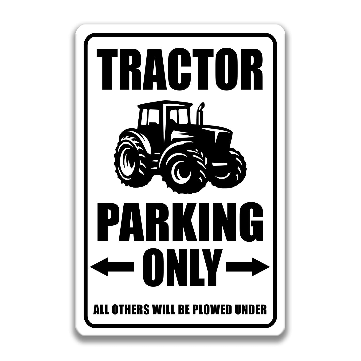 Tractor Parking Sign Tractor Sign Farm Sign Farmer Vehicle | Etsy