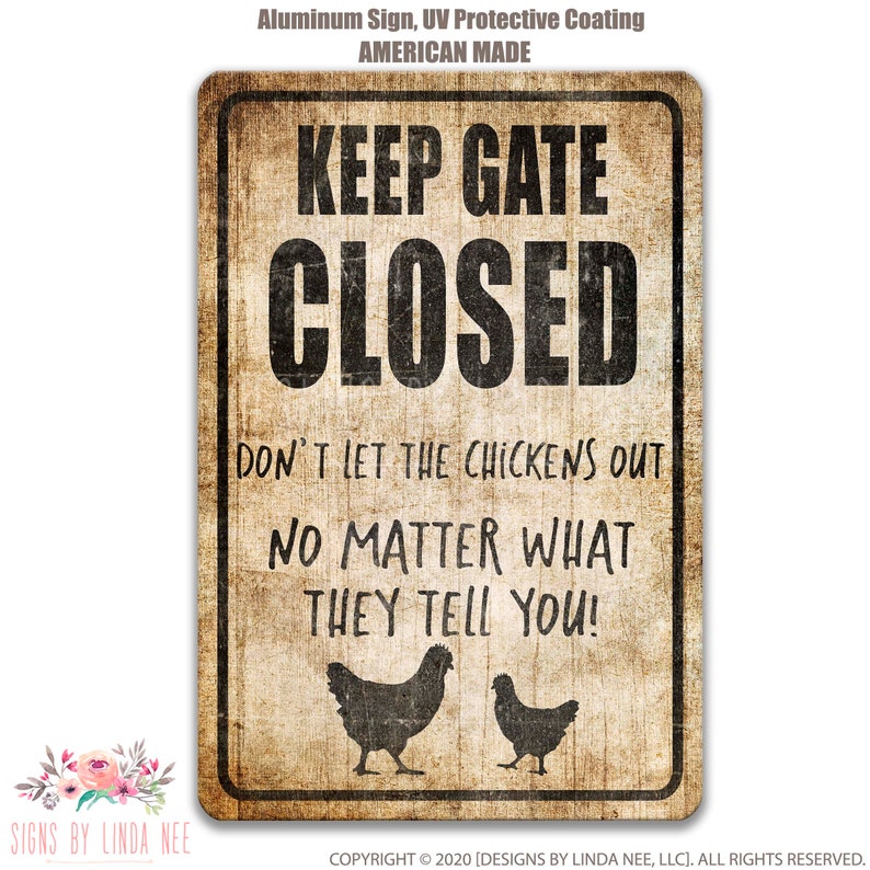 Chicken Sign Funny Chicken Sign Chicken Coop Sign Chicken | Etsy