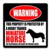 Miniature Horse Sign Mini Horse Warning Sign Horse Barn Sign Farm Sign ...