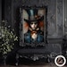 Alice in Wonderland Print, Mad Hatter Portrait, Literary Gifts, Gothic ...
