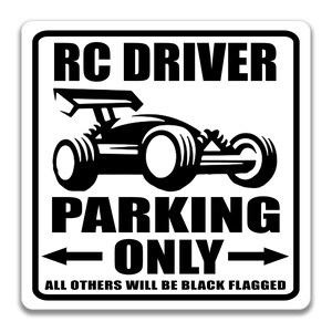 RC Driver Parking Sign, RC Car, Off-road Radio Controlled, Remote ...