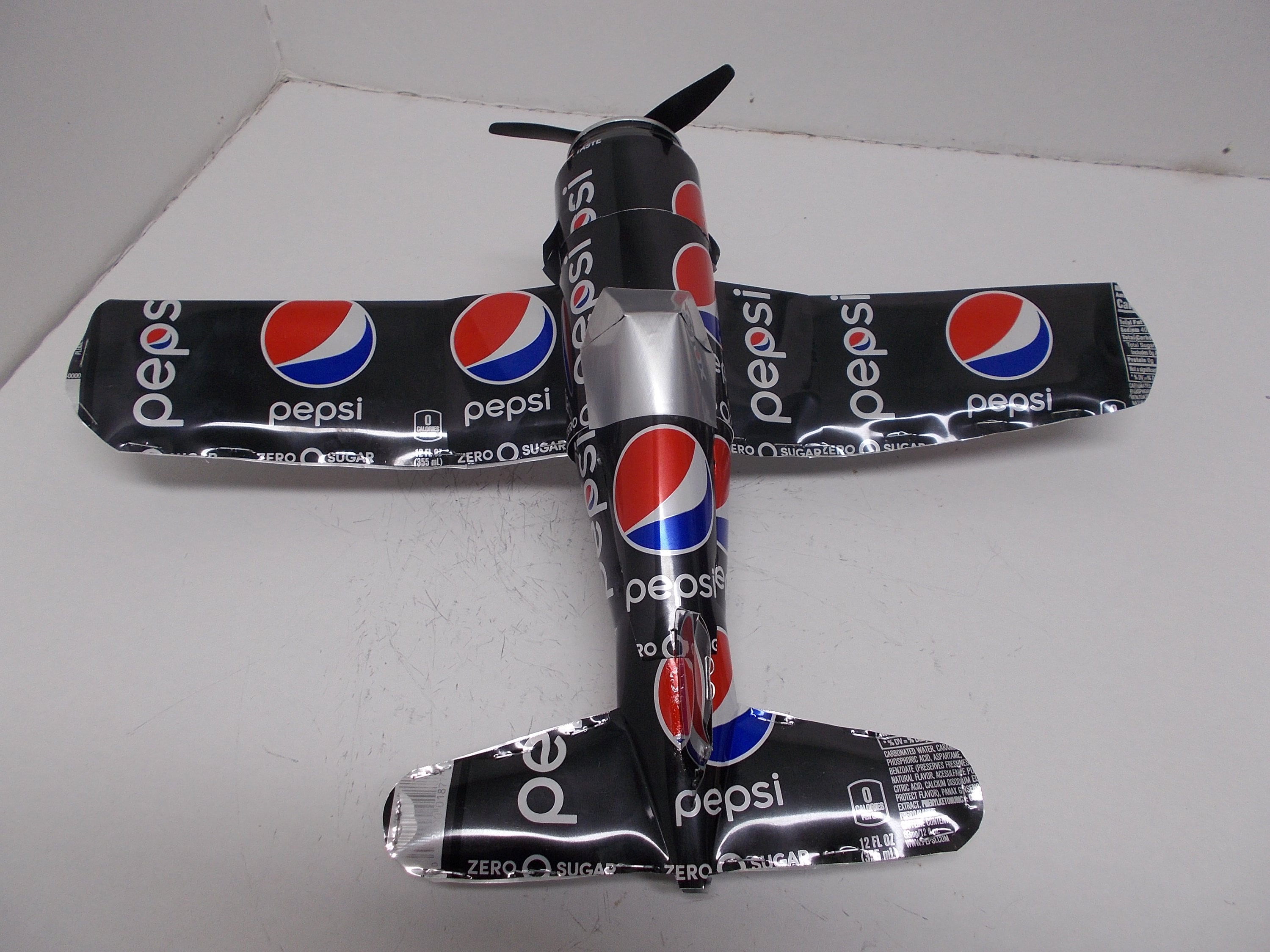 Soda Can Aluminum Handcrafted Airplane PEPSI MAX O Corsair - Etsy