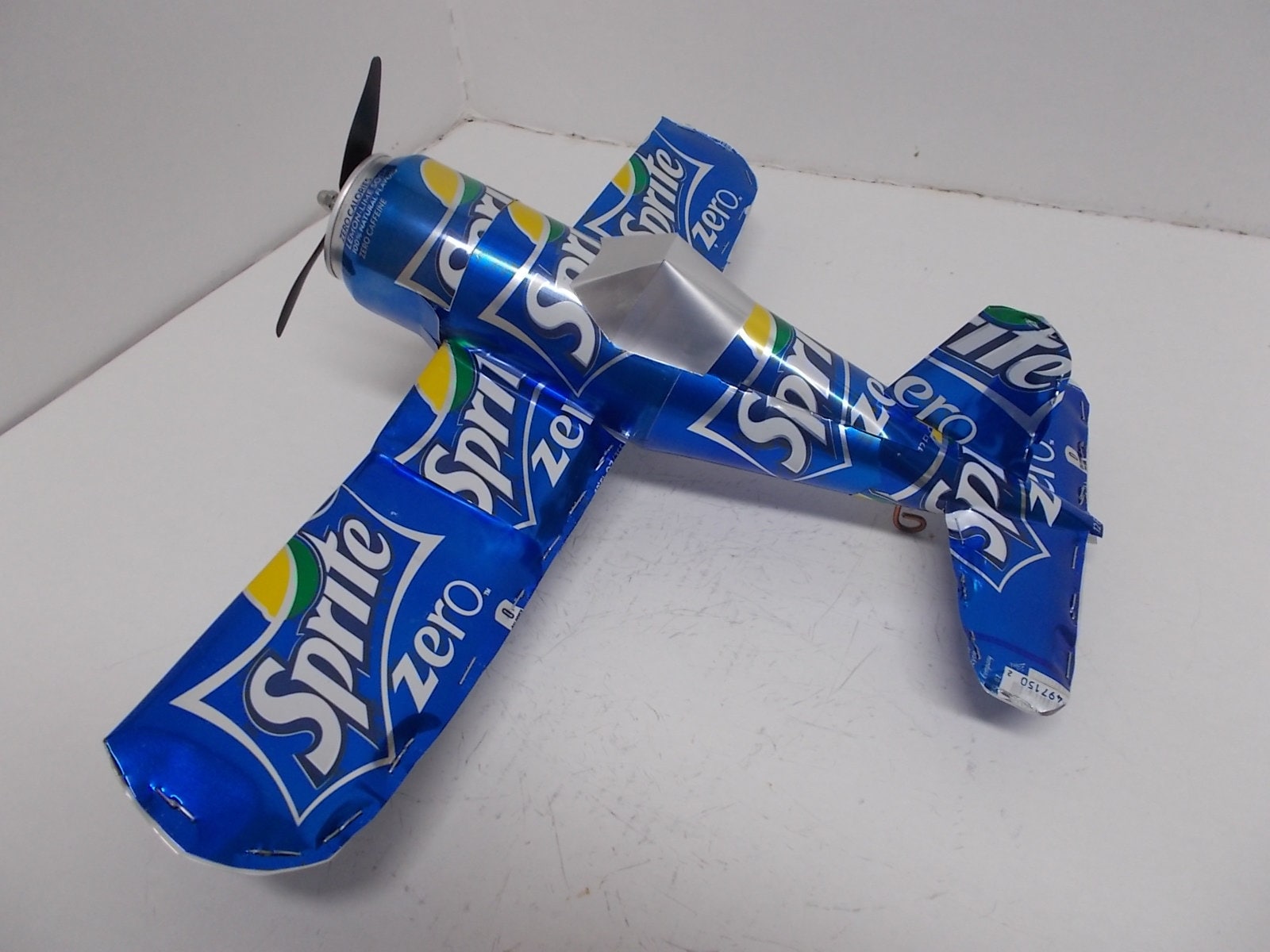 Soda Can Aluminum Handcrafted Airplane SPRITE ZERO Corsair - Etsy.de