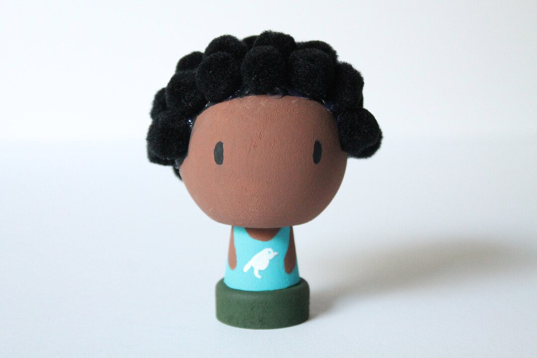 Custom Miniature Wooden Figurine Personalized Handmade Gift Can Include ...