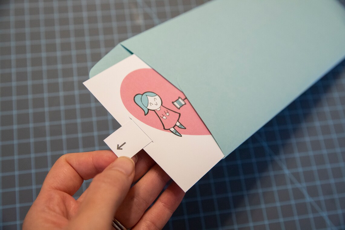 Long Distance Relationship Pull Tab Greeting Card Gift for - Etsy