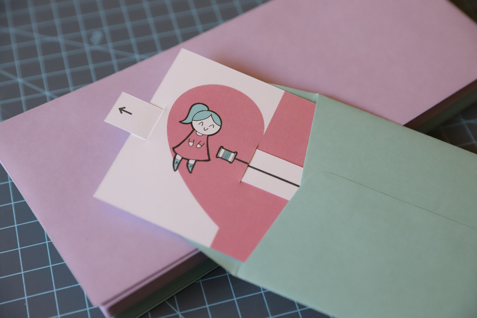 Long Distance Relationship Pull Tab Greeting Card Gift for - Etsy