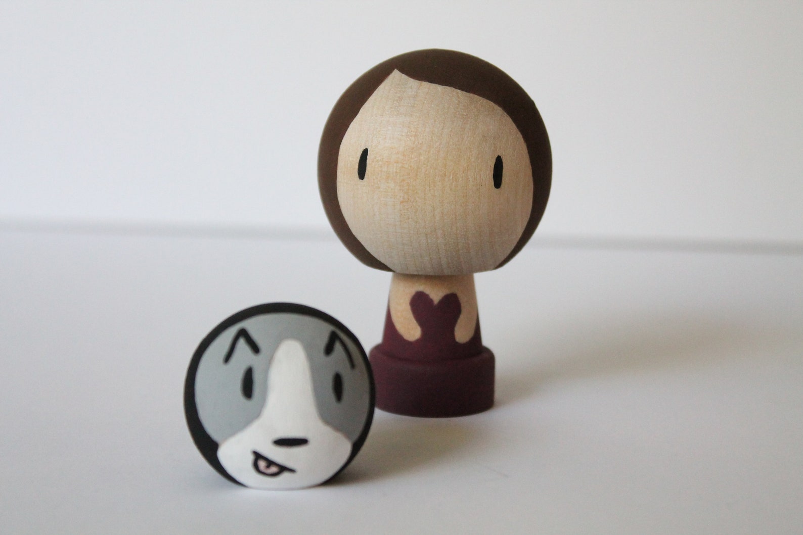 Custom Miniature Wooden Figurine Personalized Handmade Gift - Etsy