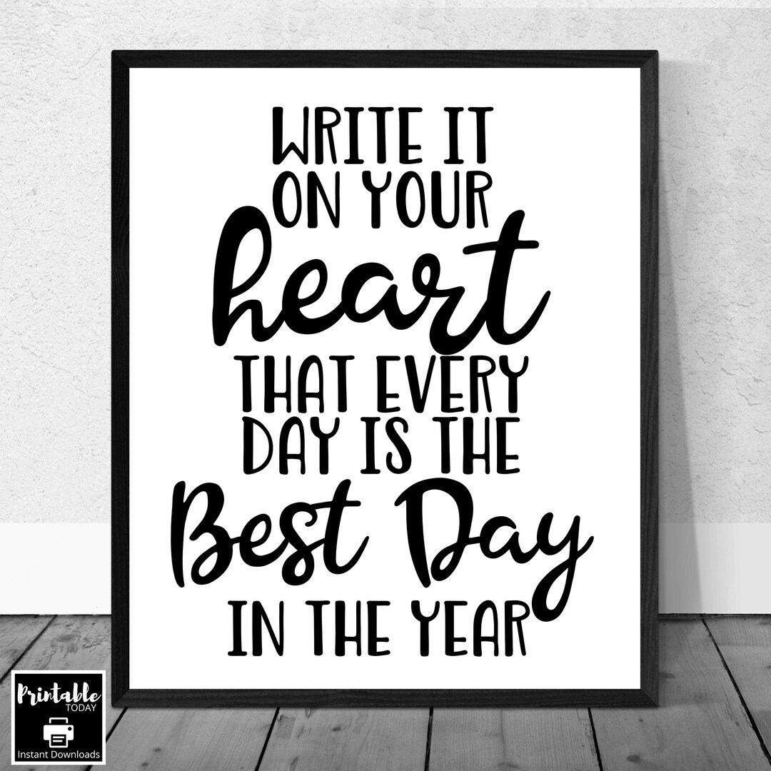 Printable Quote | Multiple Sizes | Instant Download Typography | Large ...