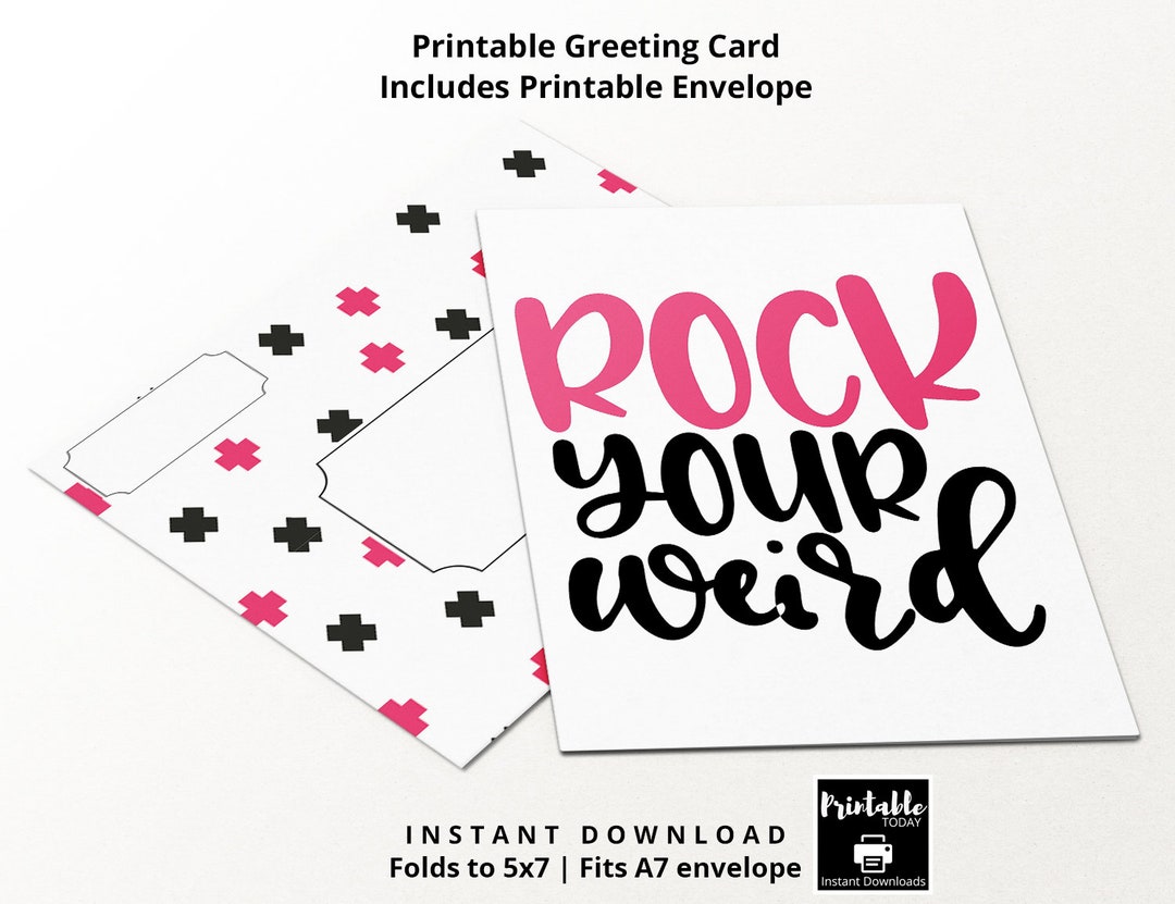 Digital Download Funny Card | Printable Greeting Card | Printable ...