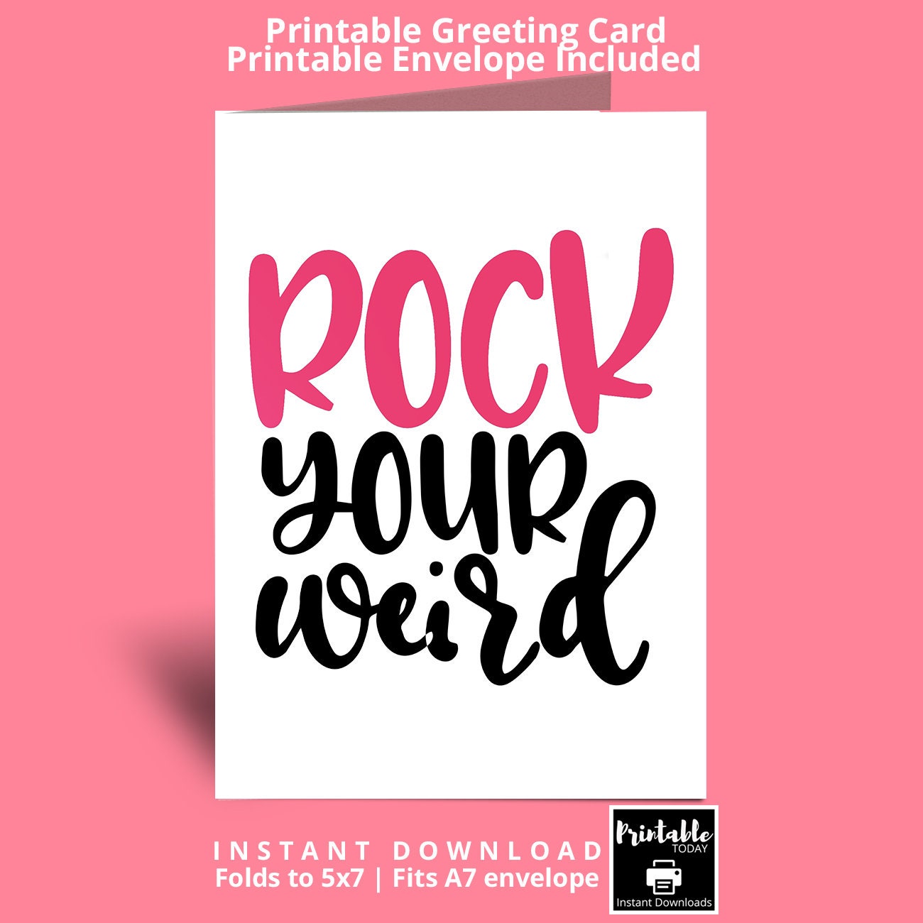 Digital Download Funny Card | Printable Greeting Card | Printable ...