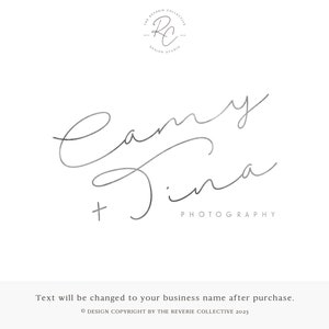 Text Only Logo Modern Logo Calligraphy Logo Handwritten - Etsy