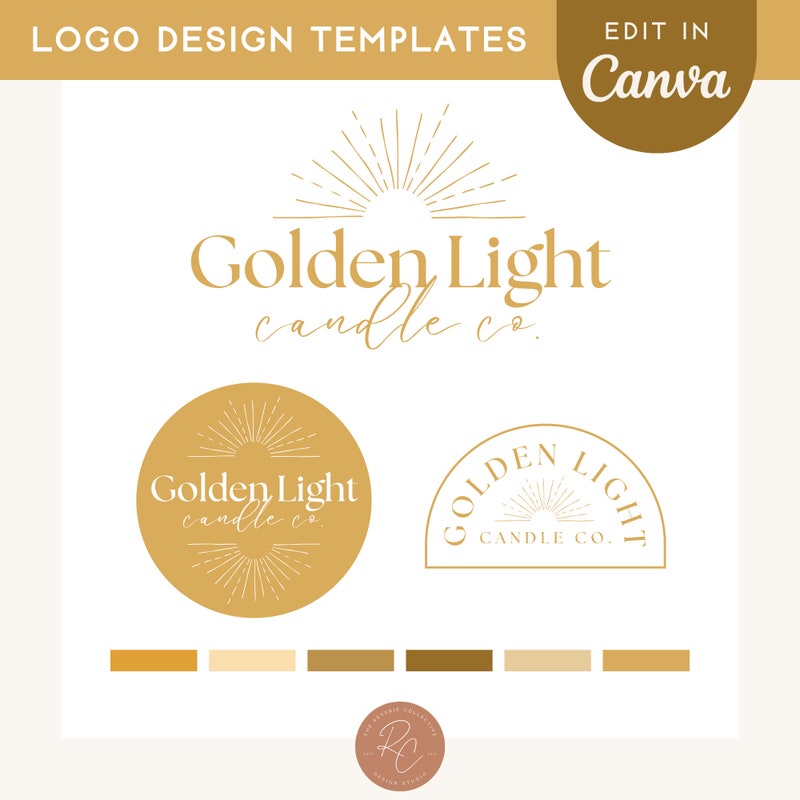 Sunburst Logo Design - Etsy