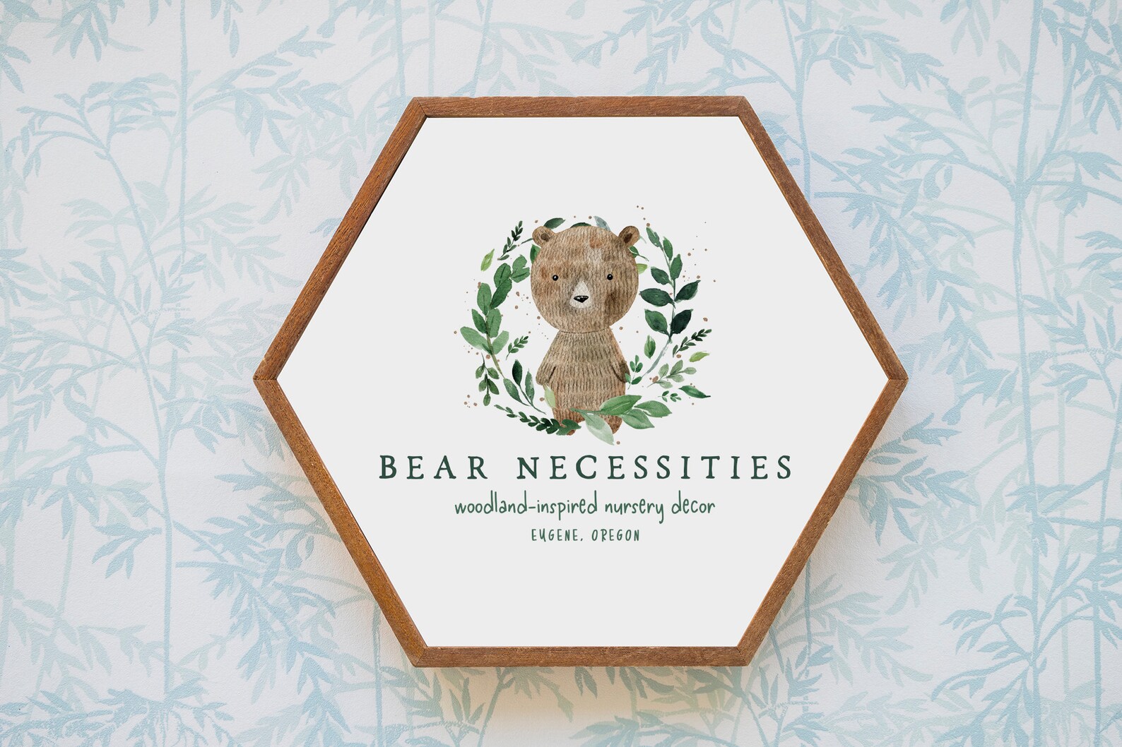 Teddy Bear Logo Childrens Logo Kids Logo Woodland Logo - Etsy