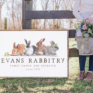 Bunny Logo, Rabbit Logo, Farm Logo, Watercolor Logo, Rustic Logo ...