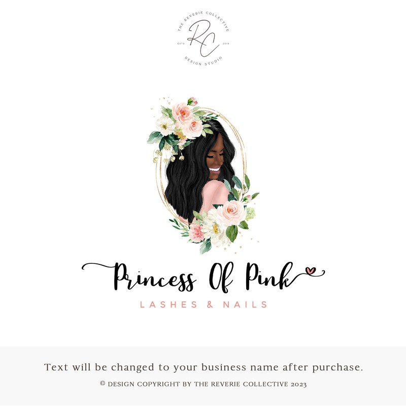 Black Girl Logo - Etsy