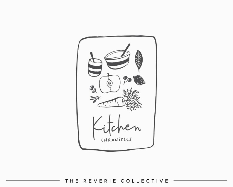 Kitchen Logo Rustic Logo Cooking Logo Farm Logo Farmhouse | Etsy