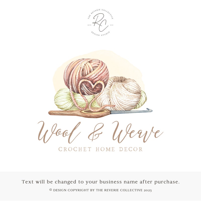 Crochet Logo Design - Etsy