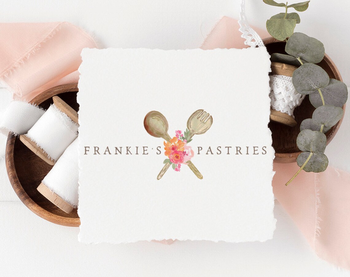 Baking Logo Rustic Logo Farmhouse Logo Kitchen Logo - Etsy