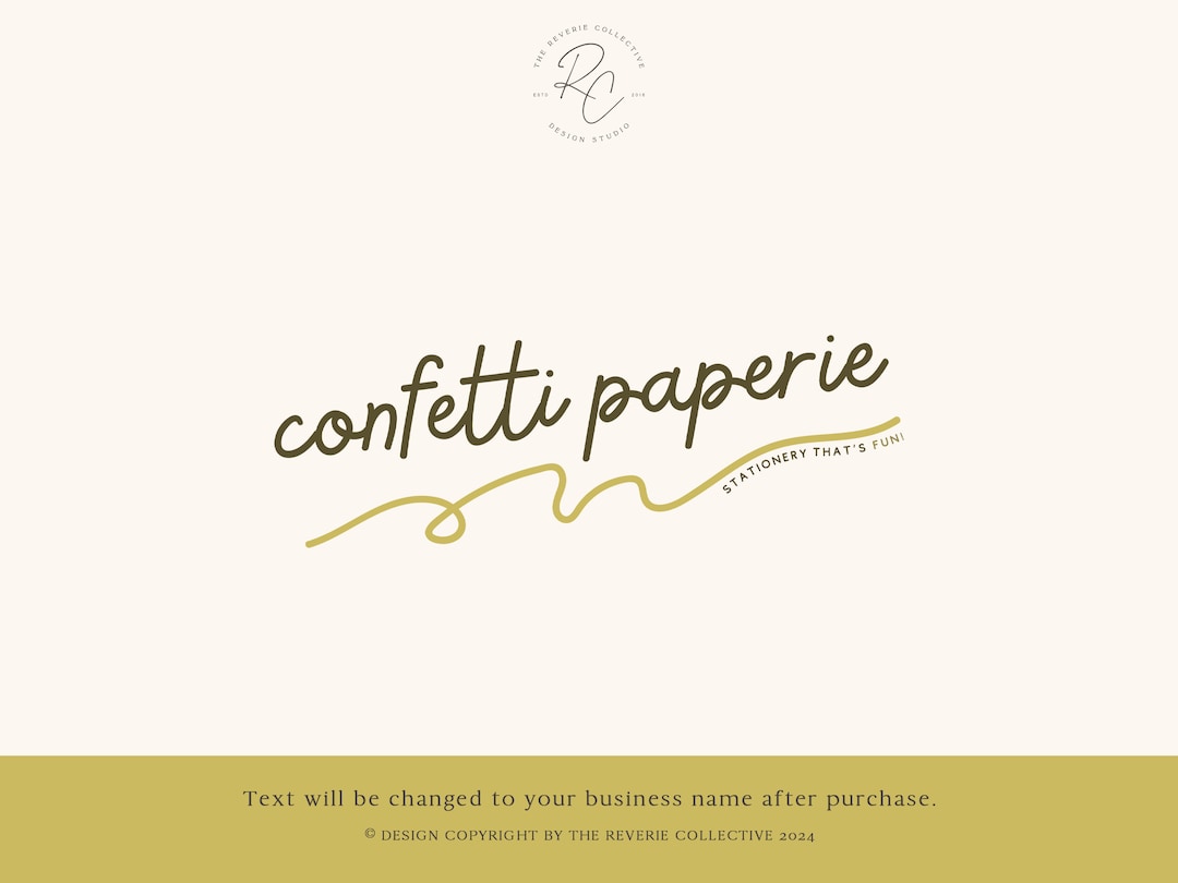 Creative Playful Logo, Colorful Logo, Fun Stationery Logo, Abstract ...