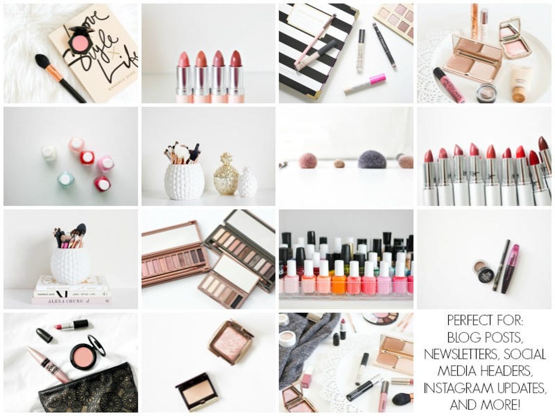 Styled Stock Photos the Beauty Photo Pack Blog Stock - Etsy