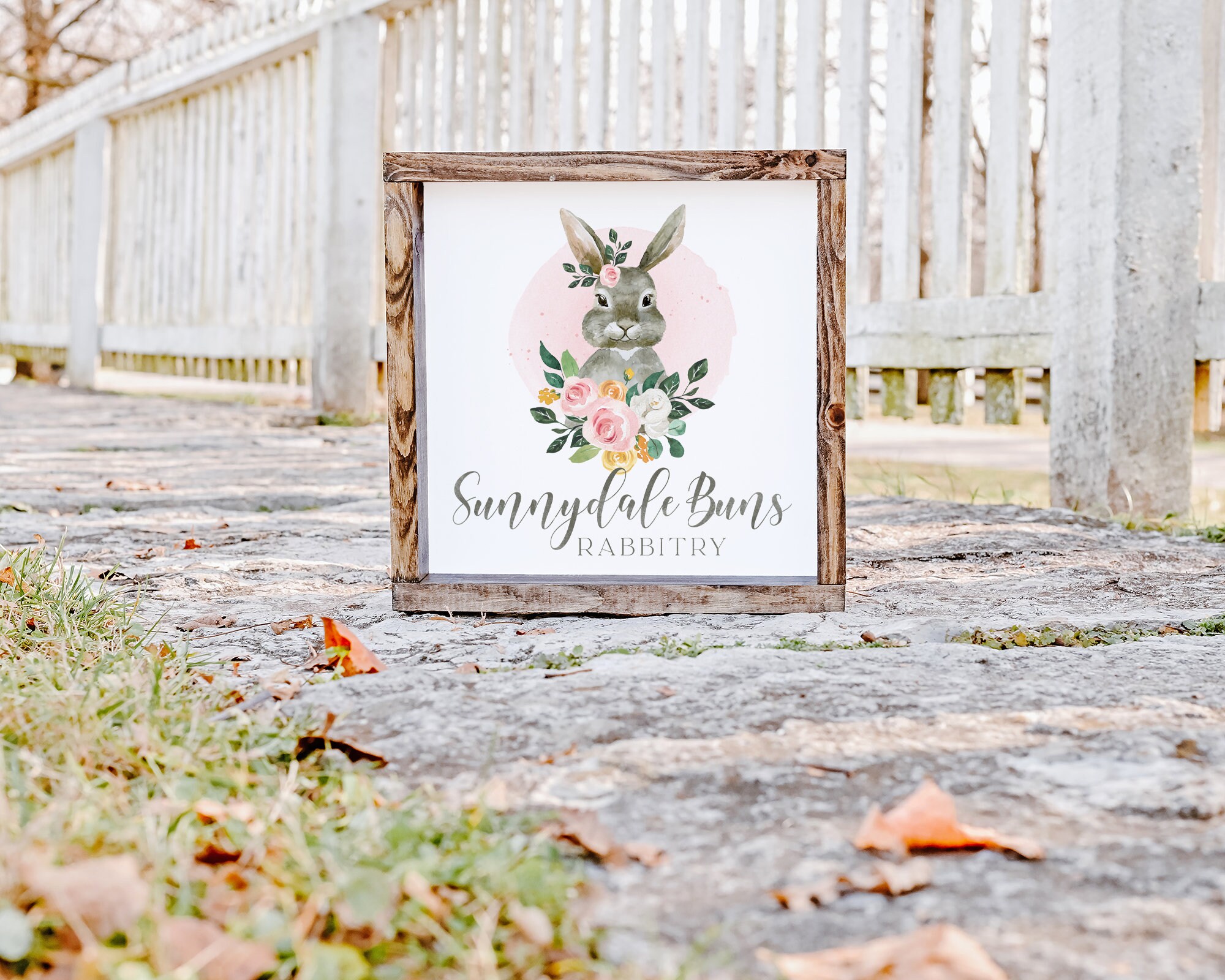 Bunny Logo Rabbit Logo Rabbitry Logo Pet Logo Animal - Etsy