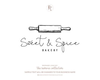 Minimal Bakery Logo - Etsy