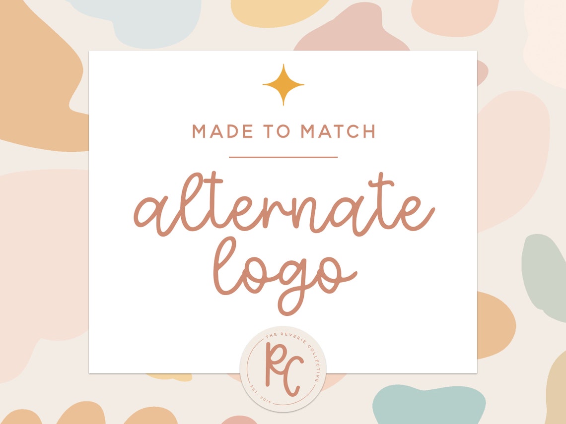 Alternate Logo A La Carte Option Premade Logo Design - Etsy