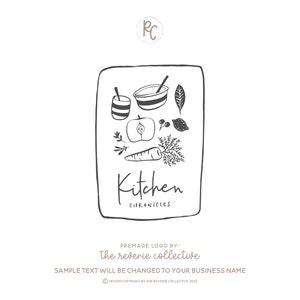 Kitchen Logo Rustic Logo Cooking Logo Farm Logo Farmhouse | Etsy