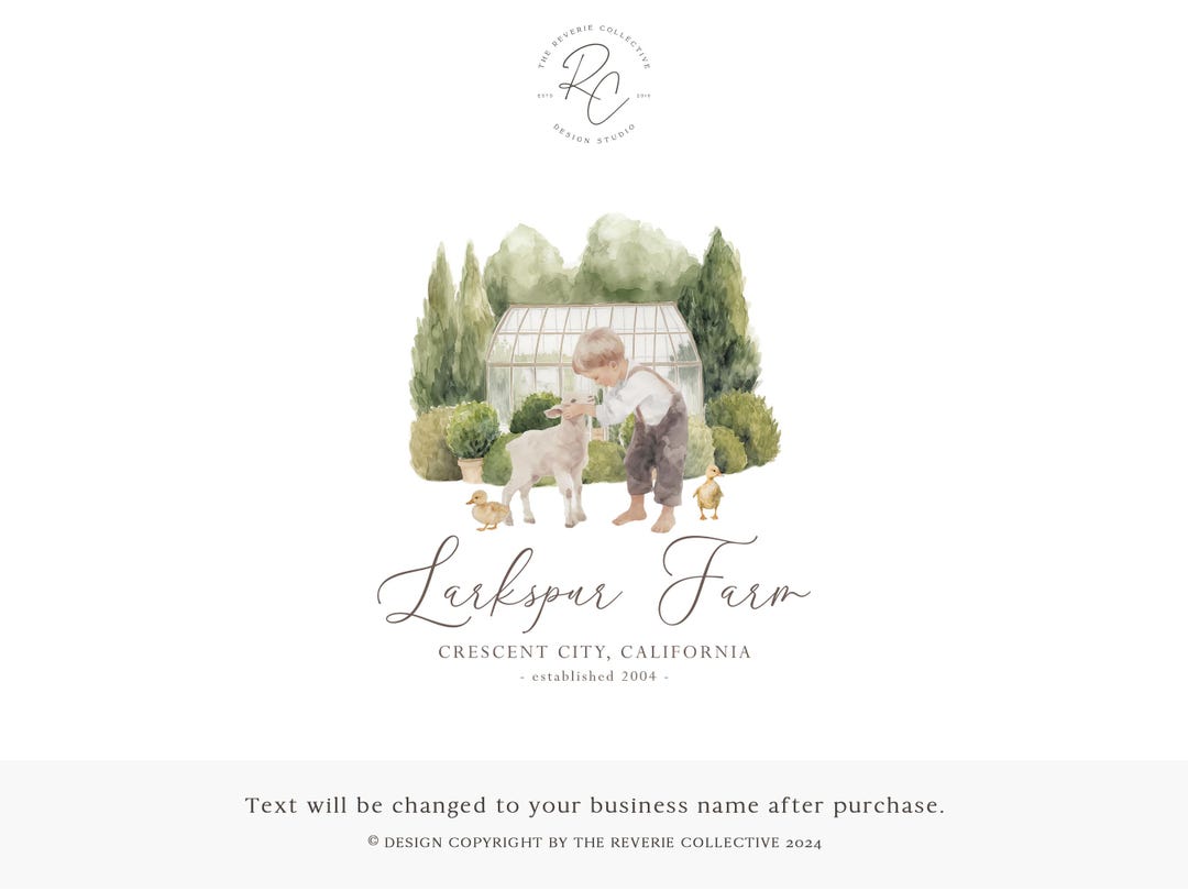 Farm Boy Logo, Baby Lamb Logo, Country Ducklings Logo, Greenhouse Logo ...