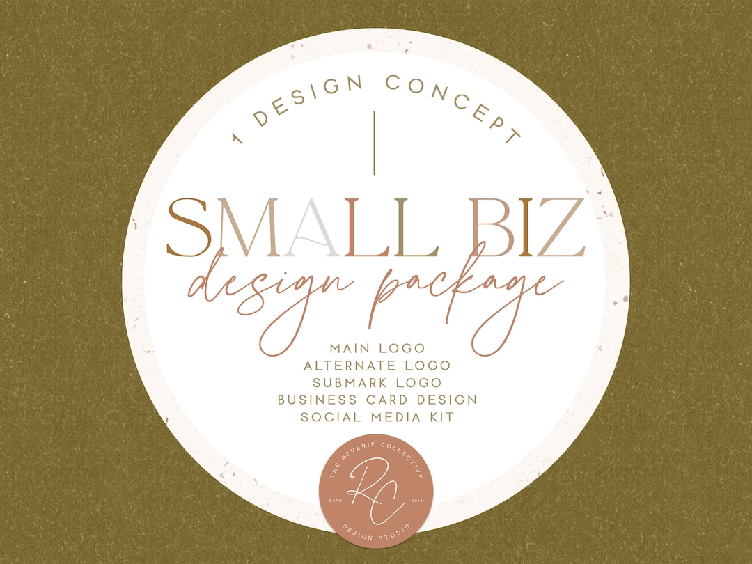 Small Biz Design Package - 1 Design Concept: Custom Branding Package ...