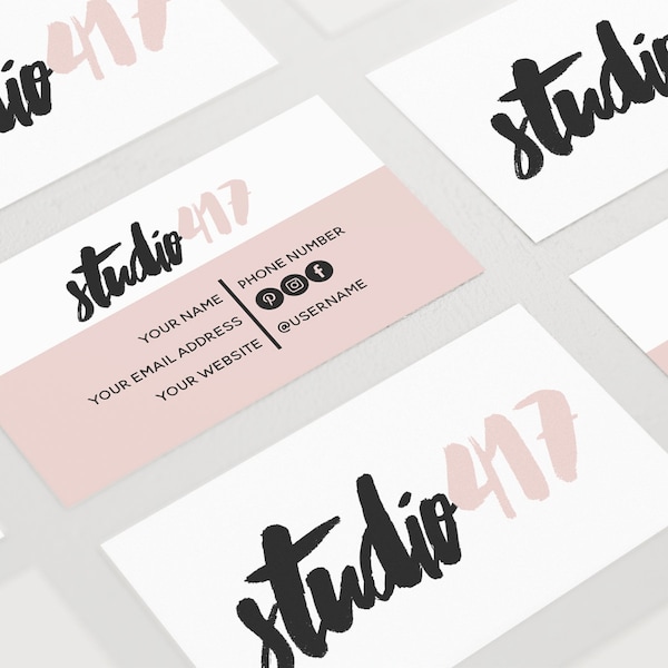 Fashion Blogger Business Card - Etsy