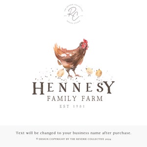 Chicken Farm Logo, Rooster Chicks Logo, Hen Ranch Logo, Western ...