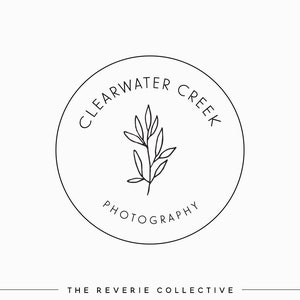 Rustic Logo Hand Drawn Logo Black and White Logo Round | Etsy