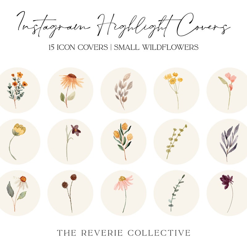 Spring Instagram Covers - Etsy
