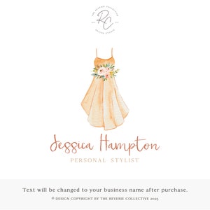 Dress Logo, Fashion Logo, Style Logo, Personal Stylist Logo, Clothing ...