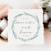 Wreath Logo Rustic Logo Lavender Logo Photography Logo - Etsy