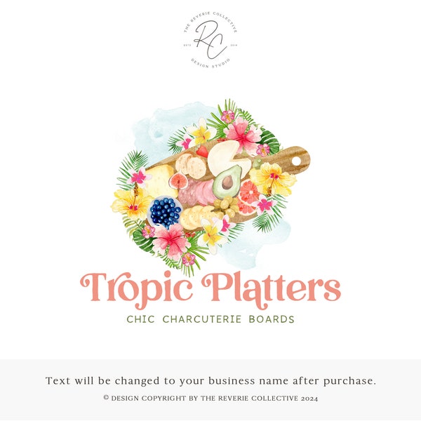 Tropical Food Logo Design - Etsy